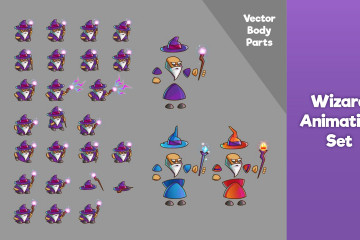 2D Game Wizard Character – Free Sprite - CraftPix.net