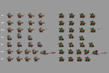 2D Game Archer Character Sprite - CraftPix.net