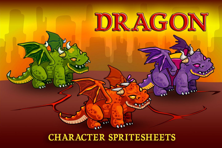 2D Fantasy Dragons Character Sprite - CraftPix.net