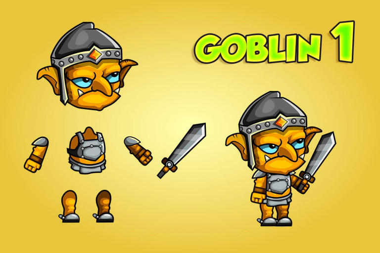 2D Fantasy Goblins Character Sprite - CraftPix.net