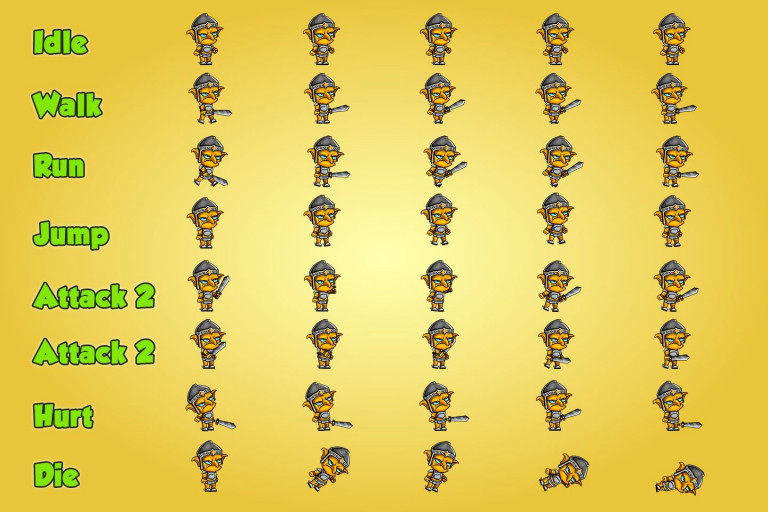 2D Fantasy Goblins Character Sprite - CraftPix.net