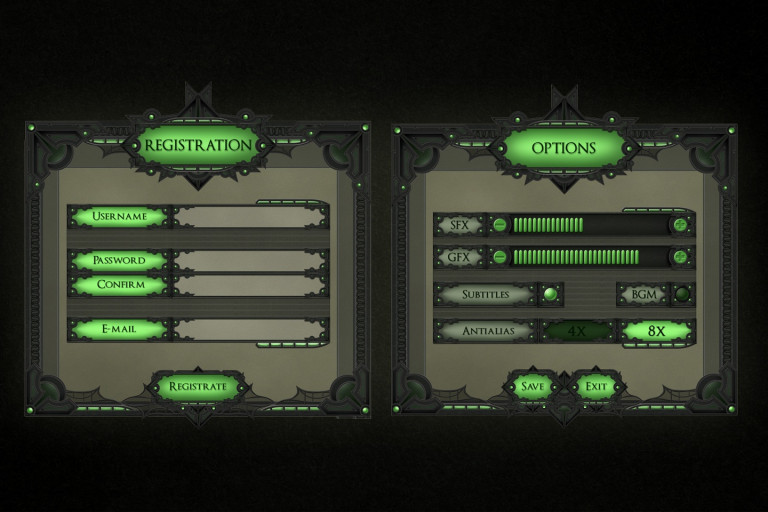RPG GUI - CraftPix.net
