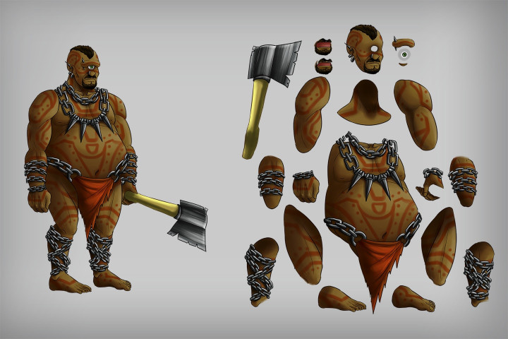 2D Game Cyclops Character Sprites - CraftPix.net