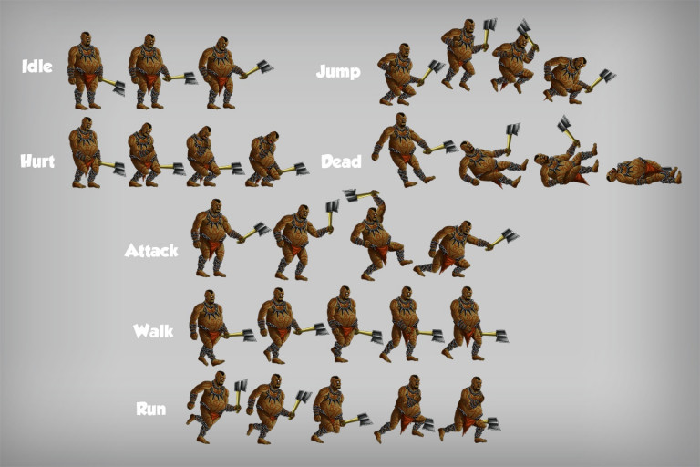 2D Game Cyclops Character Sprites - CraftPix.net