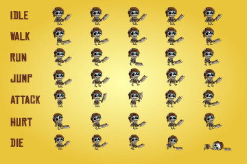 2D Fantasy Skeletons Character Sprite - CraftPix.net