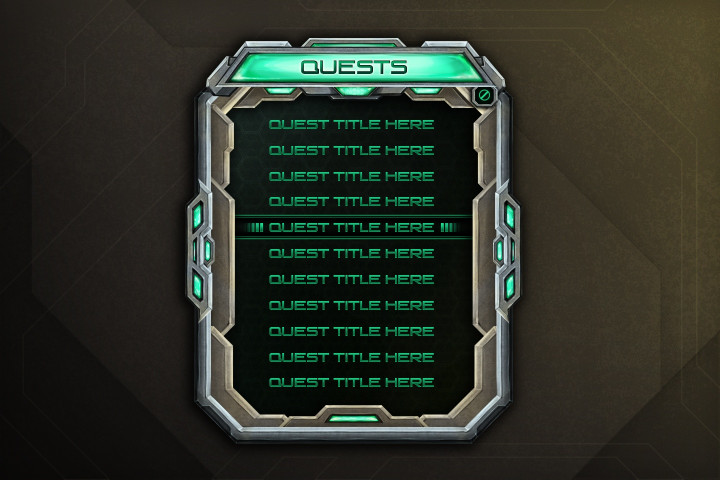 Sci-Fi GUI - CraftPix.net