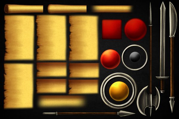 Medieval GUI - CraftPix.net