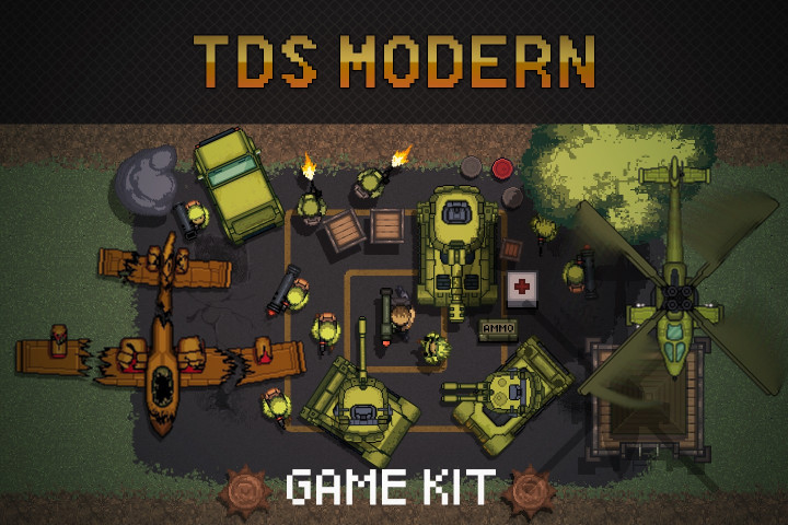 TDS Modern: Soldiers And Vehicles Sprites - CraftPix.net