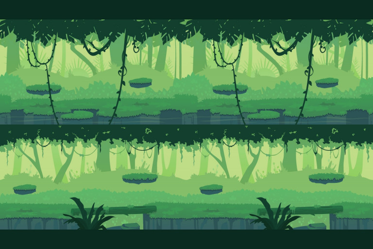 Jungle 2D Game Backgrounds - CraftPix.net