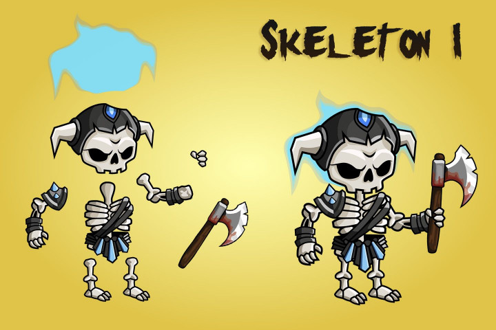2D Fantasy Necromancer Character Sprite - CraftPix.net