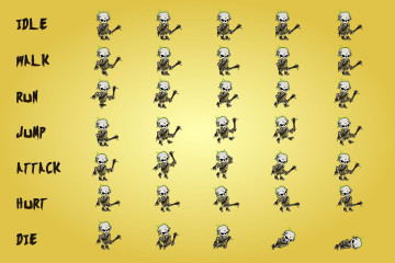 2D Fantasy Necromancer Character Sprite - CraftPix.net