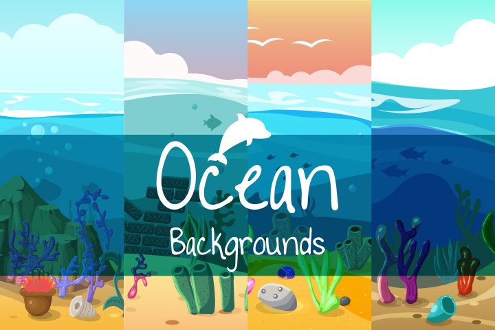 Ocean 2D Game Backgrounds - CraftPix.net