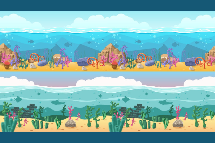 Ocean 2D Game Backgrounds - CraftPix.net