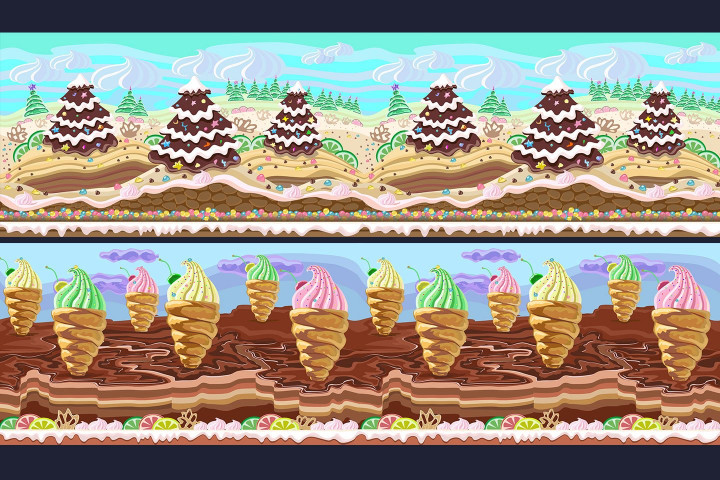Sweet 2D Game Backgrounds - CraftPix.net