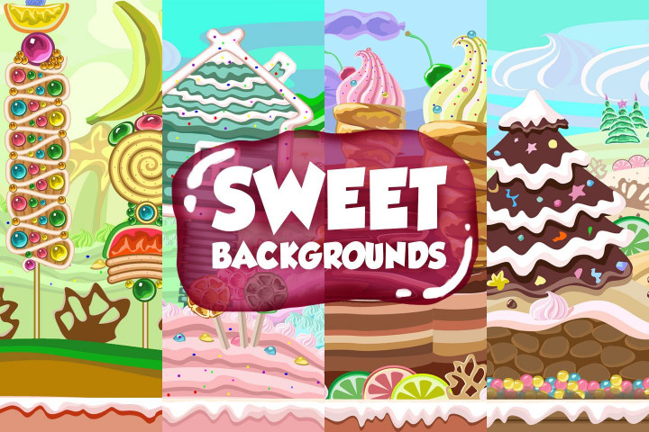 Sweet 2D Game Backgrounds - CraftPix.net