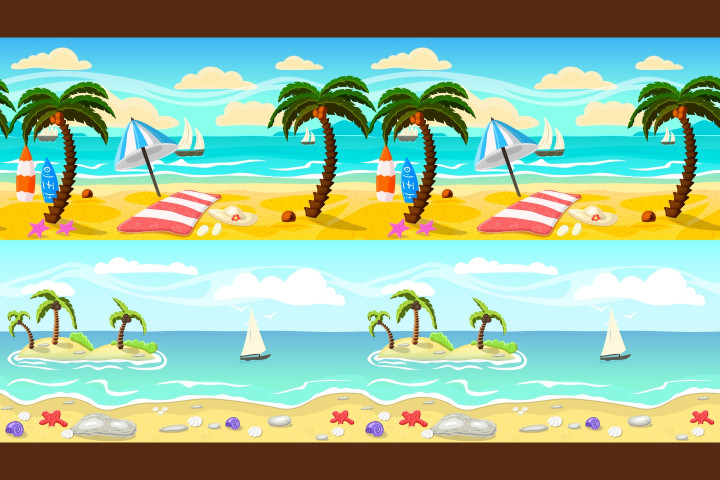 Free Beach 2D Game Backgrounds - CraftPix.net