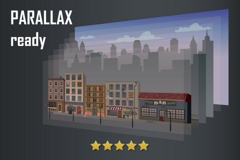 Street 2D Game Backgrounds - CraftPix.net