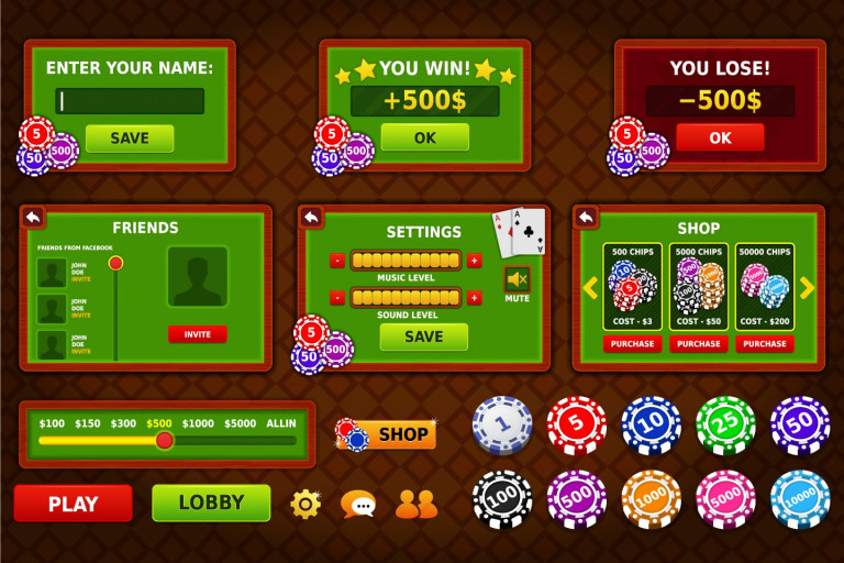 Roulette Game Kit - CraftPix.net