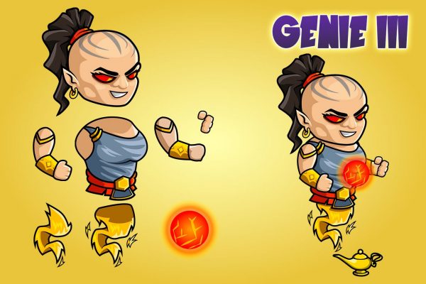 2D Fantasy Genie Character Sprites - CraftPix.net 2D Fantasy Genie Character Sprites - CraftPix.net