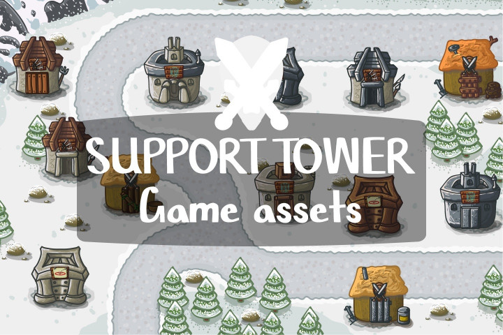 Tower Defense Game Tilesets - CraftPix.net