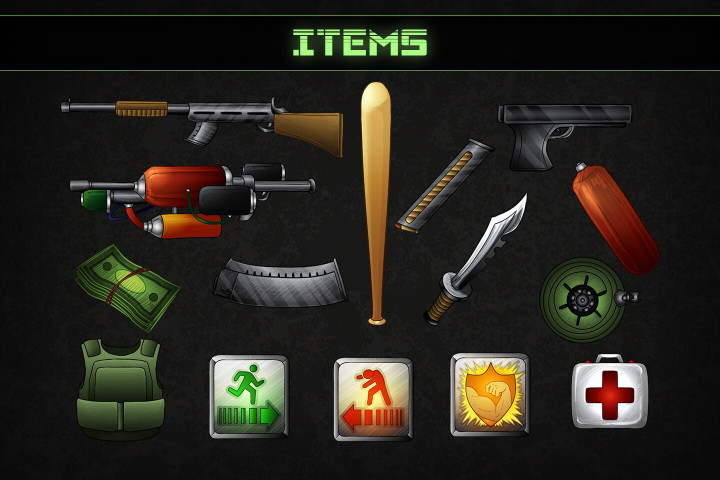 Zombie TDS: Main Characters - CraftPix.net