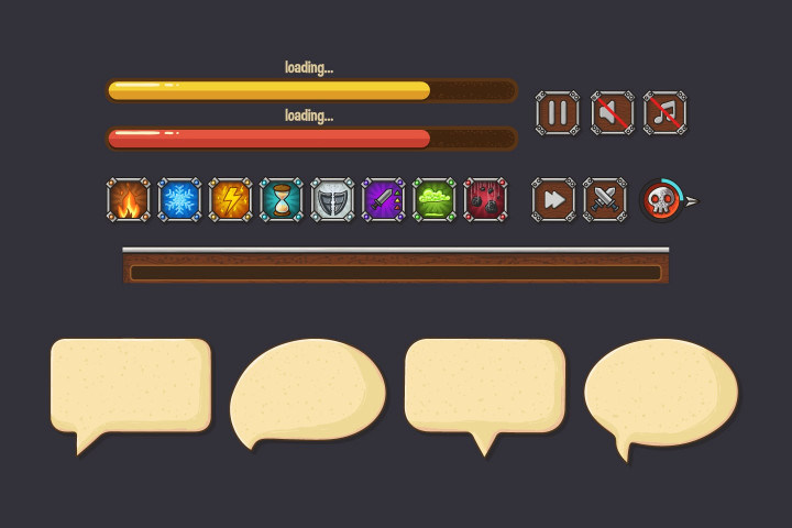 Fantasy Game Interface - CraftPix.net