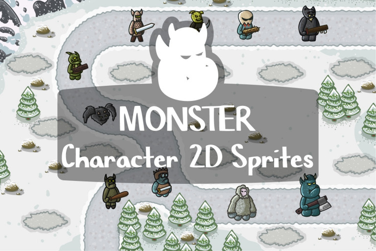 Free 2D Monster Sprites - CraftPix.net