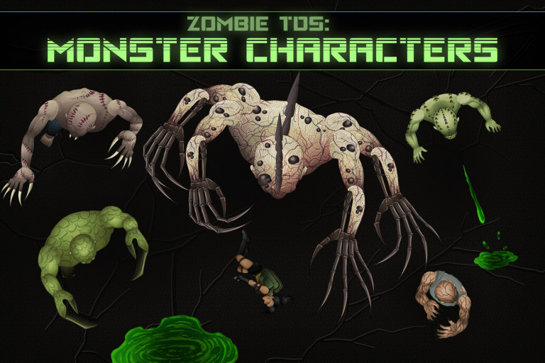 TDS Monster Character Sprites - CraftPix.net
