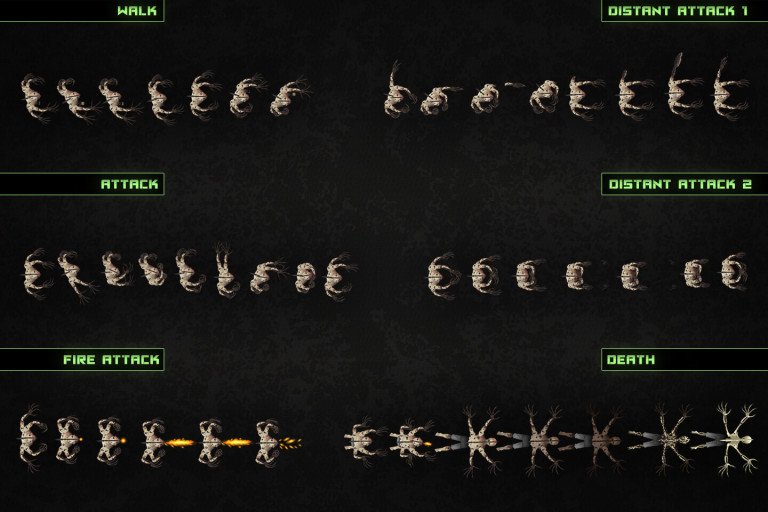 TDS Monster Character Sprites - CraftPix.net