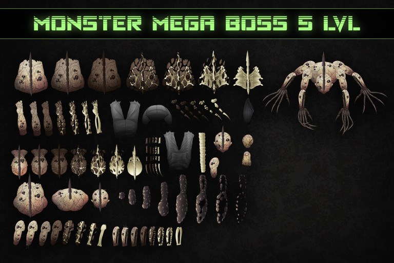 TDS Monster Character Sprites - CraftPix.net