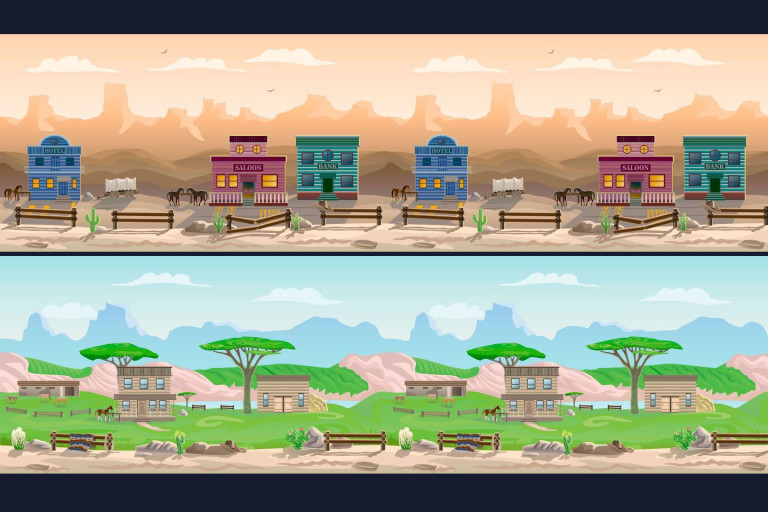 Western 2D Game Backgrounds - CraftPix.net