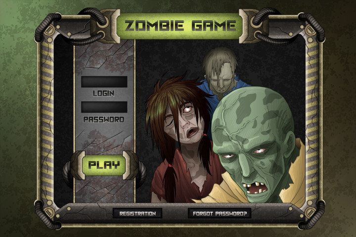 Zombie TDS Game User Interface - CraftPix.net