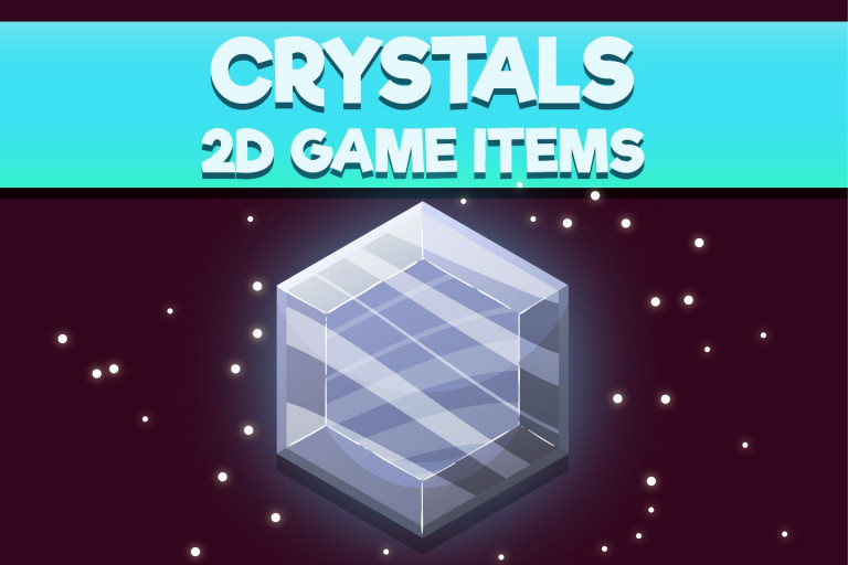 Free Crystals 2D Game Items - CraftPix.net