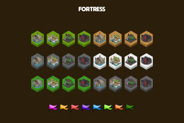 Buildings for 2D Fantasy Strategy - CraftPix.net