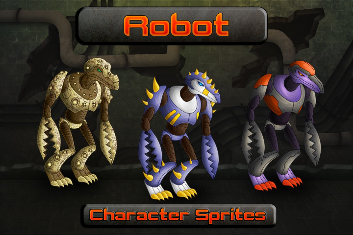 Free Robot Sprite - CraftPix.net