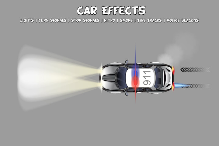 Top Down Police and Military Car Sprites - CraftPix.net