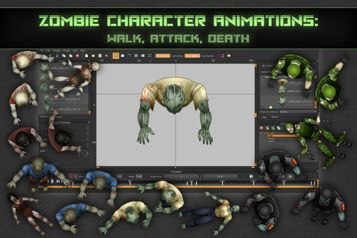 Zombie TDS 2D Game Kit - CraftPix.net