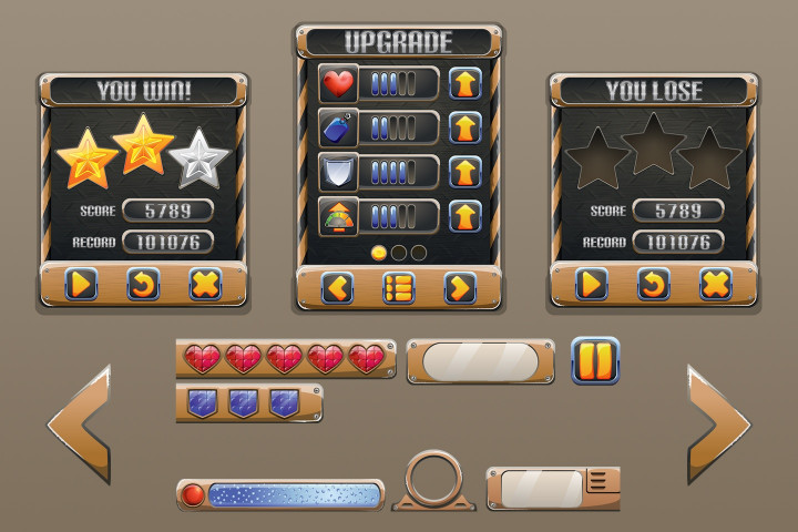 Racing GUI - CraftPix.net