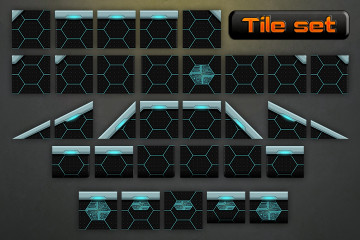 Robotic Platformer Game Tileset - CraftPix.net