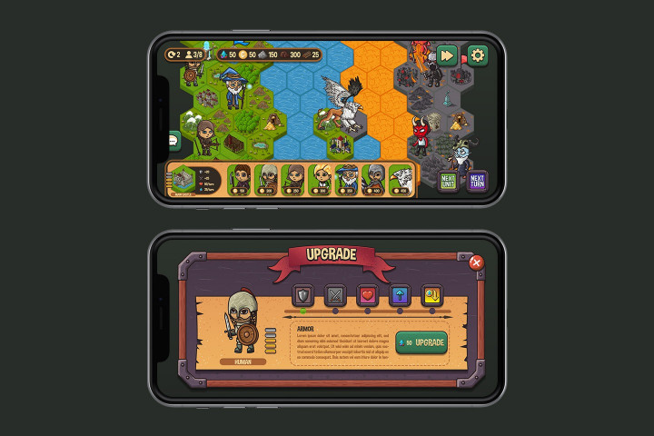 Fantasy Strategy Game UI - CraftPix.net