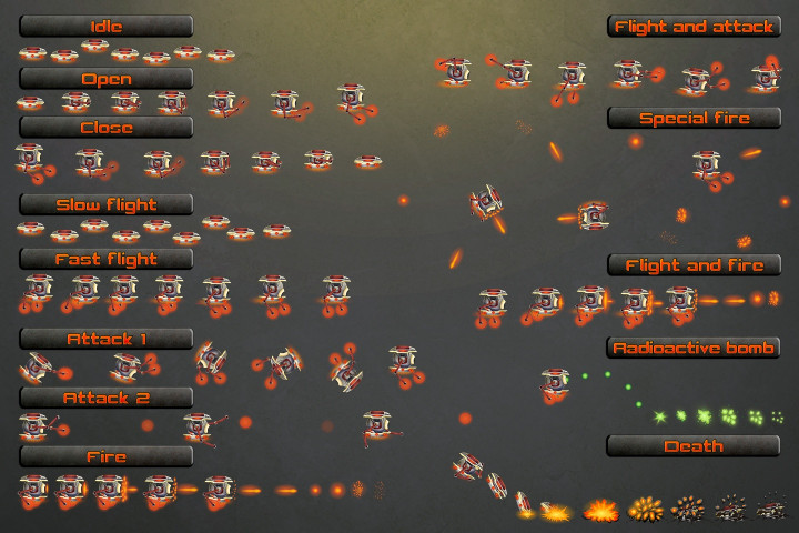 Flying Robot Character Sprites - CraftPix.net