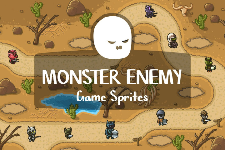 Free 2D Monster Sprites - CraftPix.net