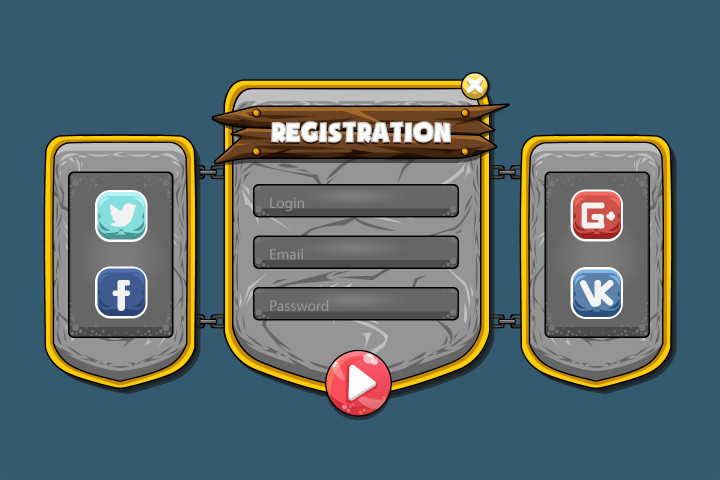 Underwater World Game UI - CraftPix.net