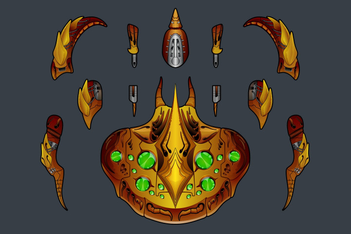 Boss SpaceShip Game Sprites - CraftPix.net