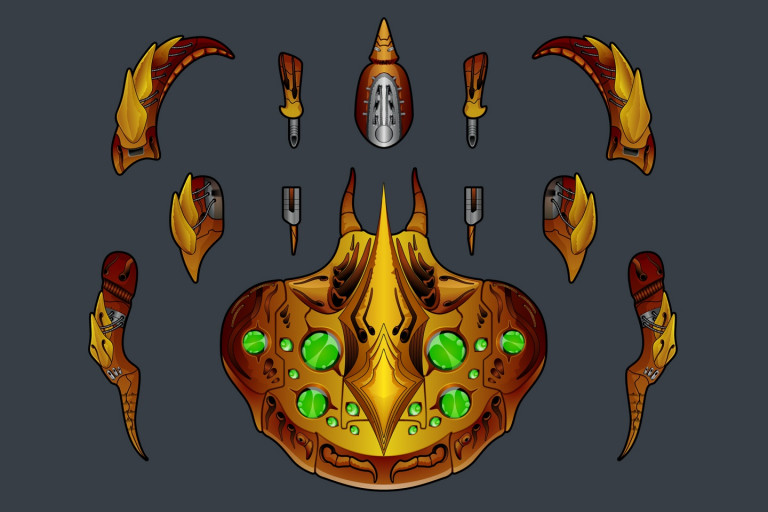 Boss SpaceShip Game Sprites - CraftPix.net