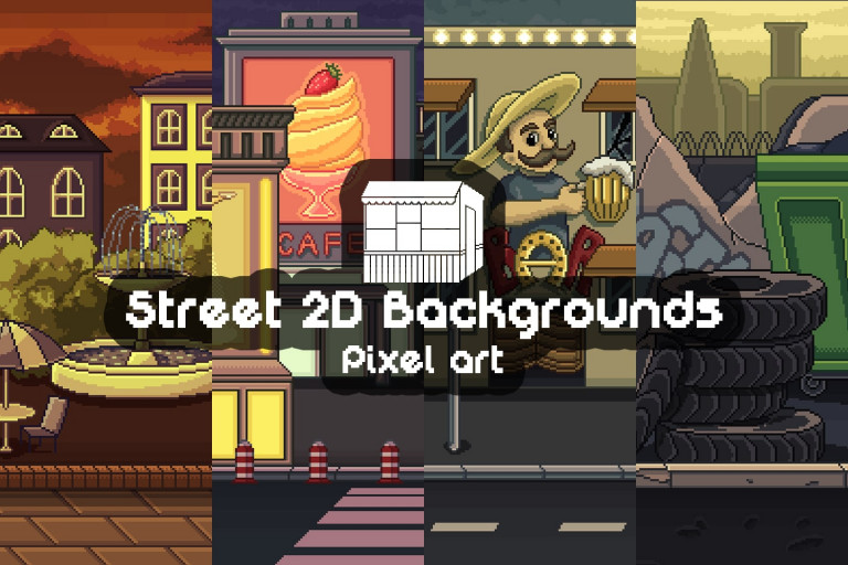Free Post Apocalyptic Pixel Art Game Backgrounds - CraftPix.net