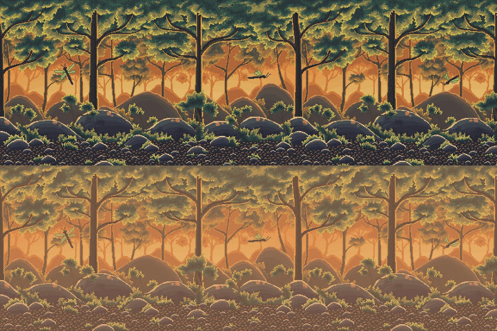 Pixel Art Forest 2D Backgrounds - CraftPix.net