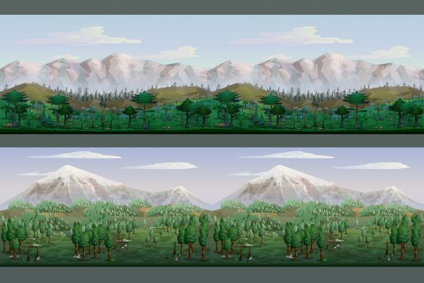 Mountain 2D Game Backgrounds - CraftPix.net