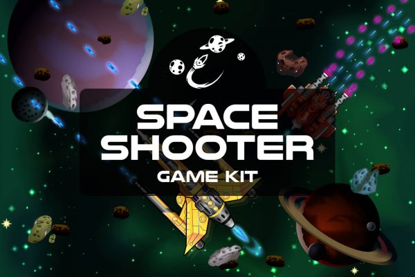 Space Shooter UI Download Pack - CraftPix.net