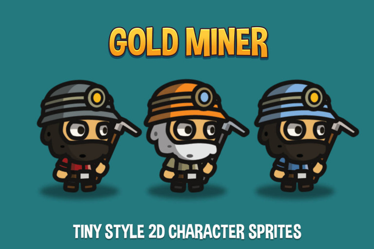 24 Tiny Character Game Sprites Download - CraftPix.net